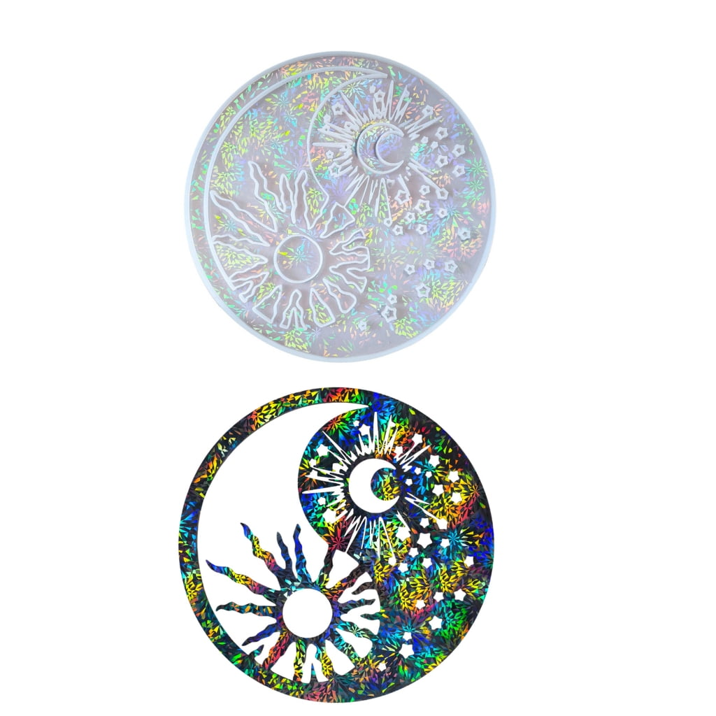Sun Shapes Wall Decors Mold Large Round Sun Silicone Pendant Molds for ...