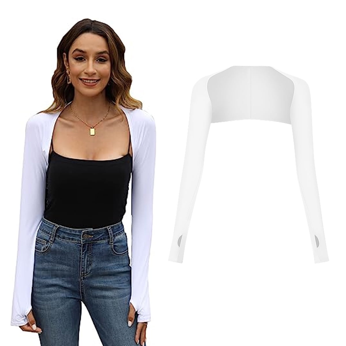 Sun Shawl Cooling Sleeves - Golf UV Shawl Arm Sleeves - Arm Covers for ...