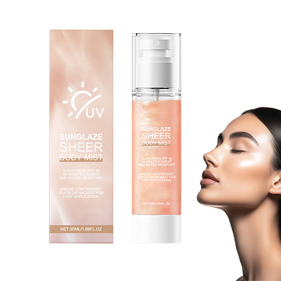 Sun Sheer Body Mist, High Protection Body Mist, Infused with Shimmering ...