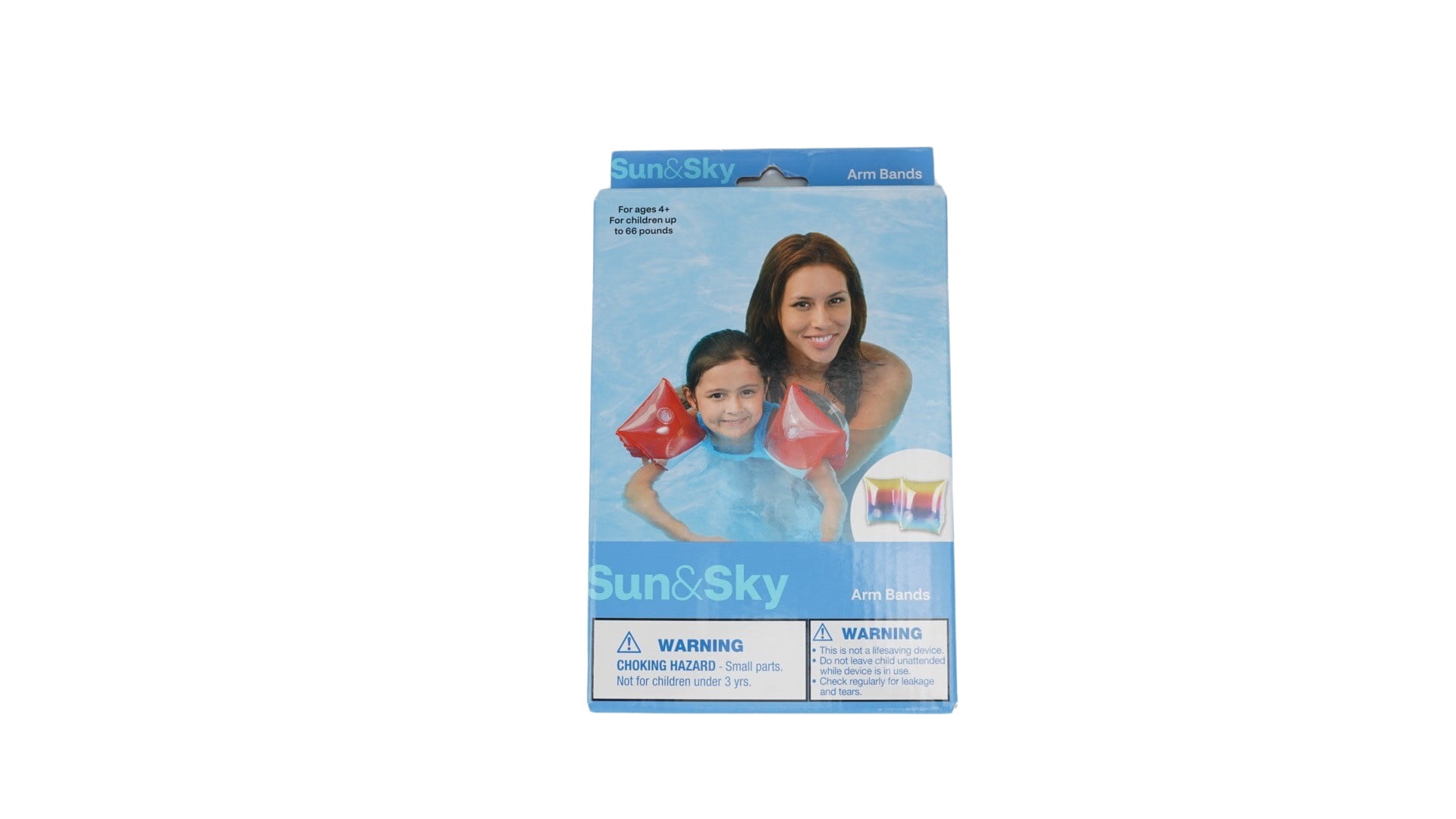 Sun & Sky Arm Bands - Age 4+ / Red - Walmart.com
