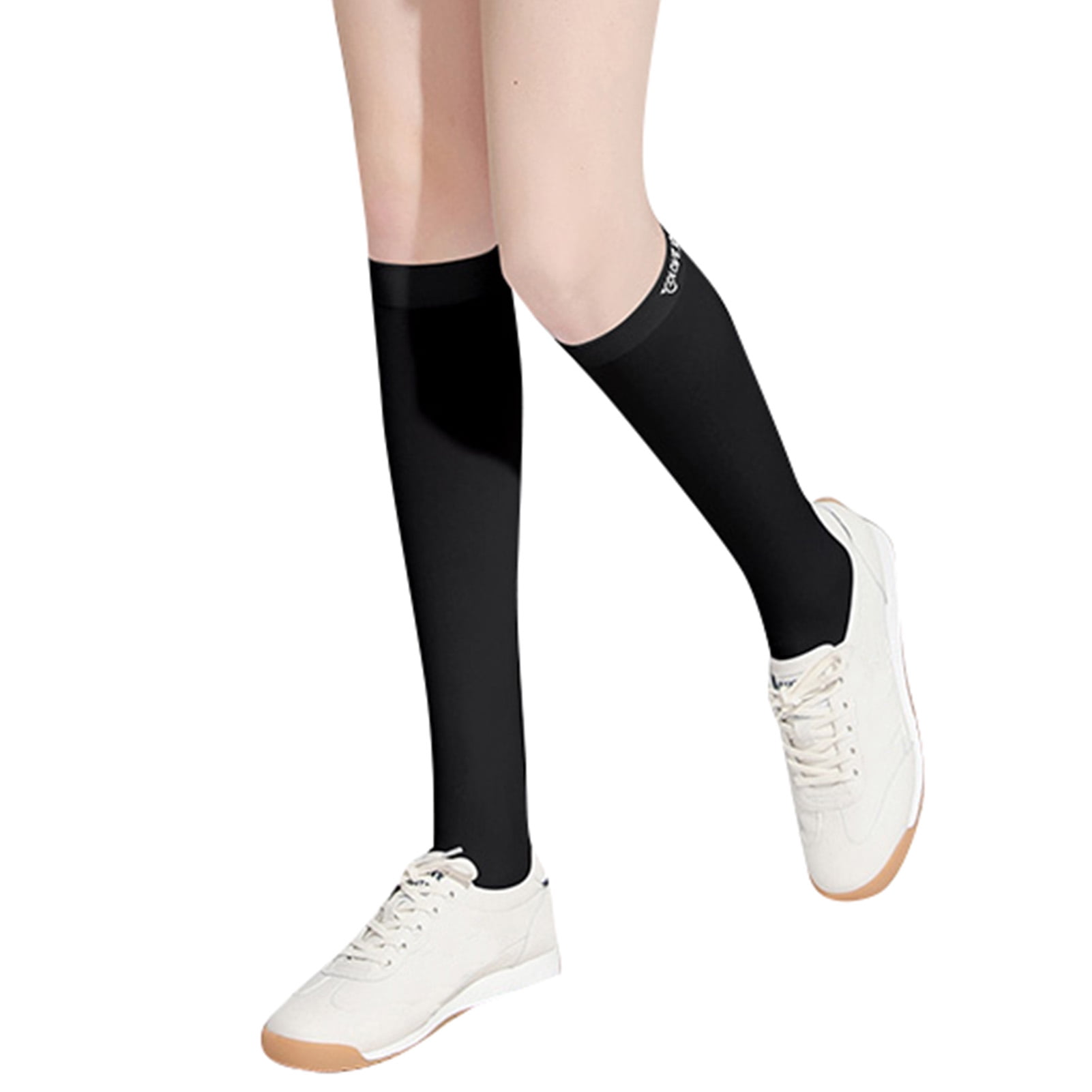 Sun Sleeves Leg Sleeves Protection Open Heel Cooling Sleeves Stockings ...