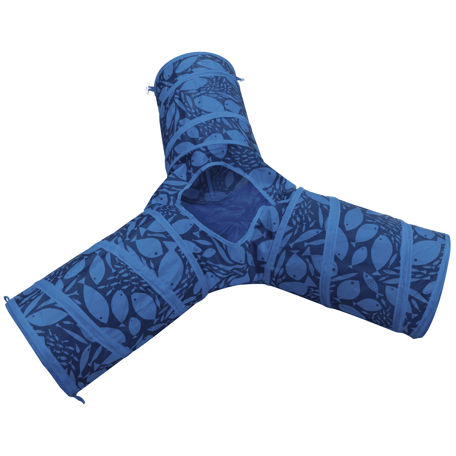 Sun Squad Large Size Cat Triple Tunnel in Blue - Walmart.com