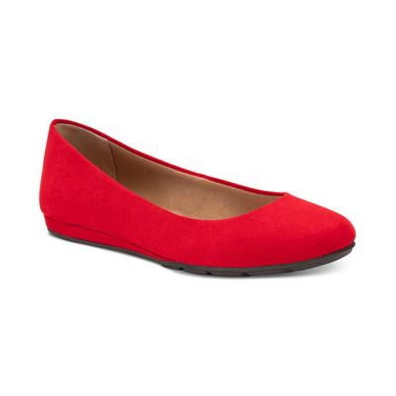 Sun Stone Eliana Flats New Red Micro 11M - Walmart.com