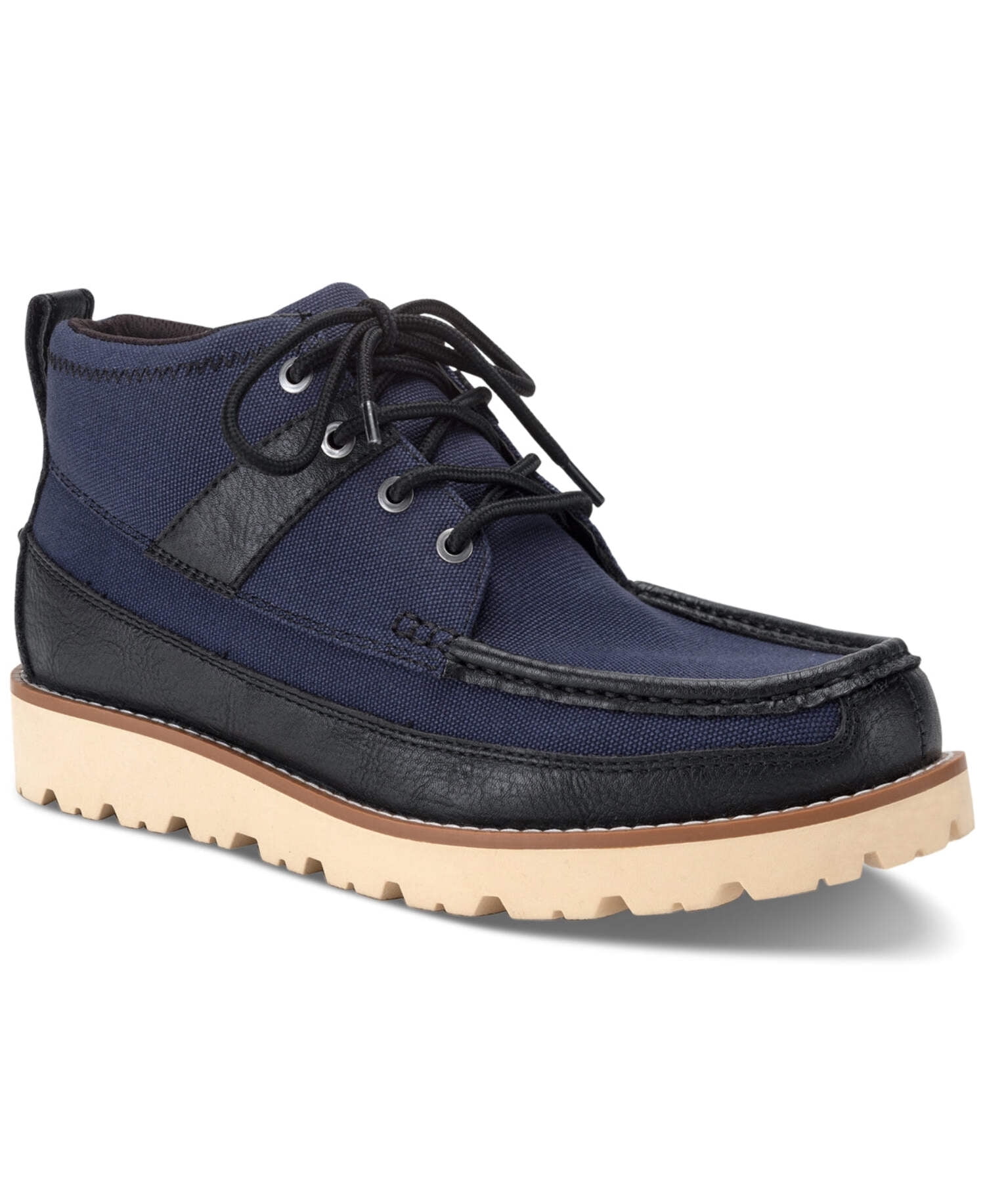 Sun + Stone Men's Kohen Printed Lace Up Boots Blue Size 9 - Walmart.com