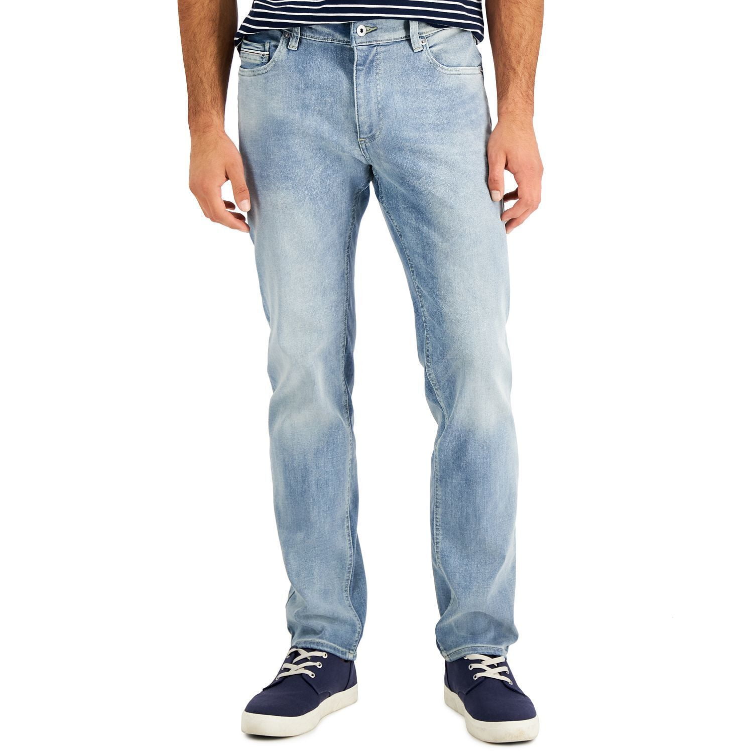 Sun + Stone Men's Landis Straight-Fit Jeans Blue B4HP (30 in,30 in ...