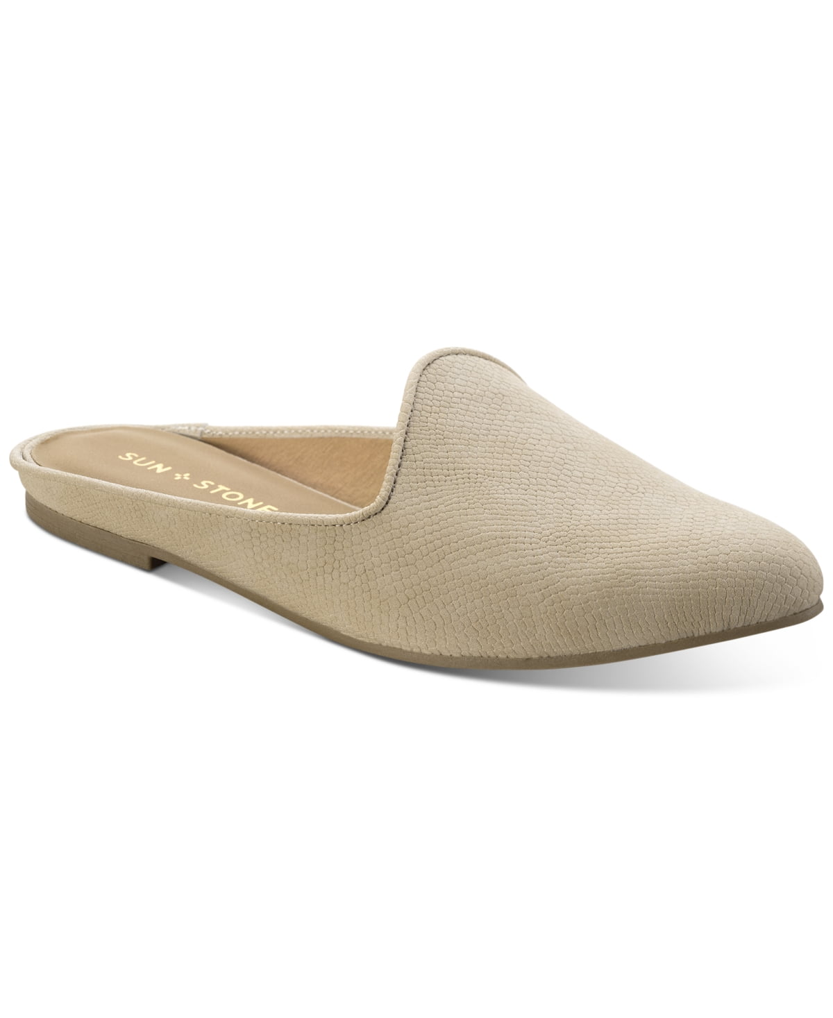 Sun Stone Ninna Mules Ivory 6M - Walmart.com
