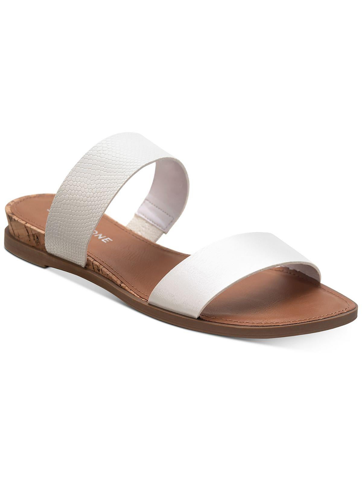 Sun + Stone Womens Braided Open Toe Slide Sandals - Walmart.com
