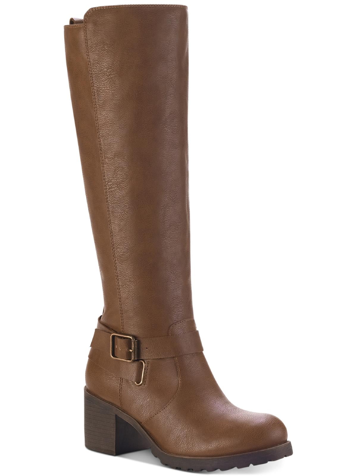 Sun + Stone Womens Corah Tall Zip Up Knee-High Boots - Walmart.com