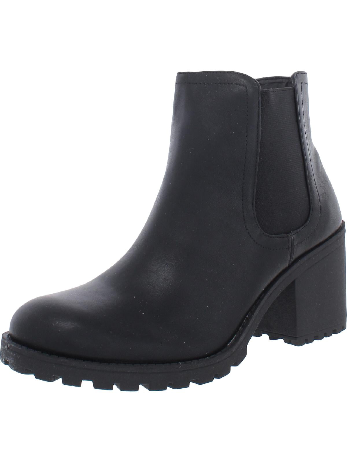 Sun + Stone Womens Morghan Faux Suede Round Toe Ankle Boots - Walmart.com