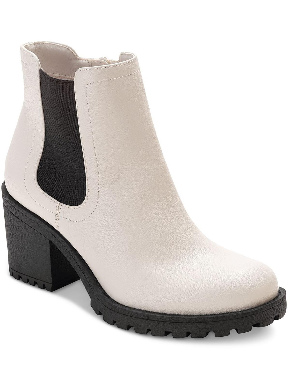 Sun + Stone Womens Morghan Faux Suede Round Toe Ankle Boots - Walmart.com