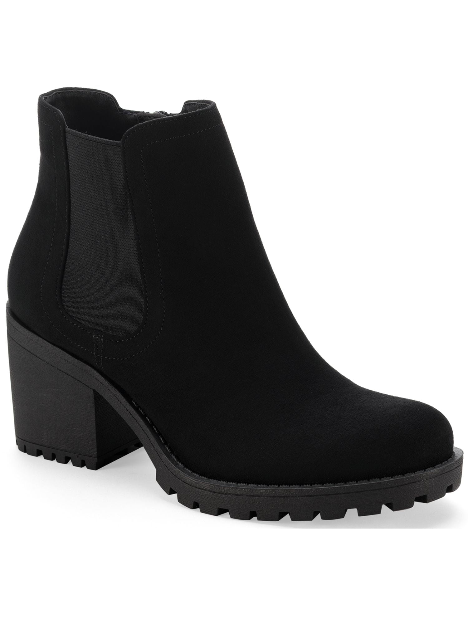 Sun + Stone Womens Morghan Microfiber Booties Ankle Boots - Walmart.com