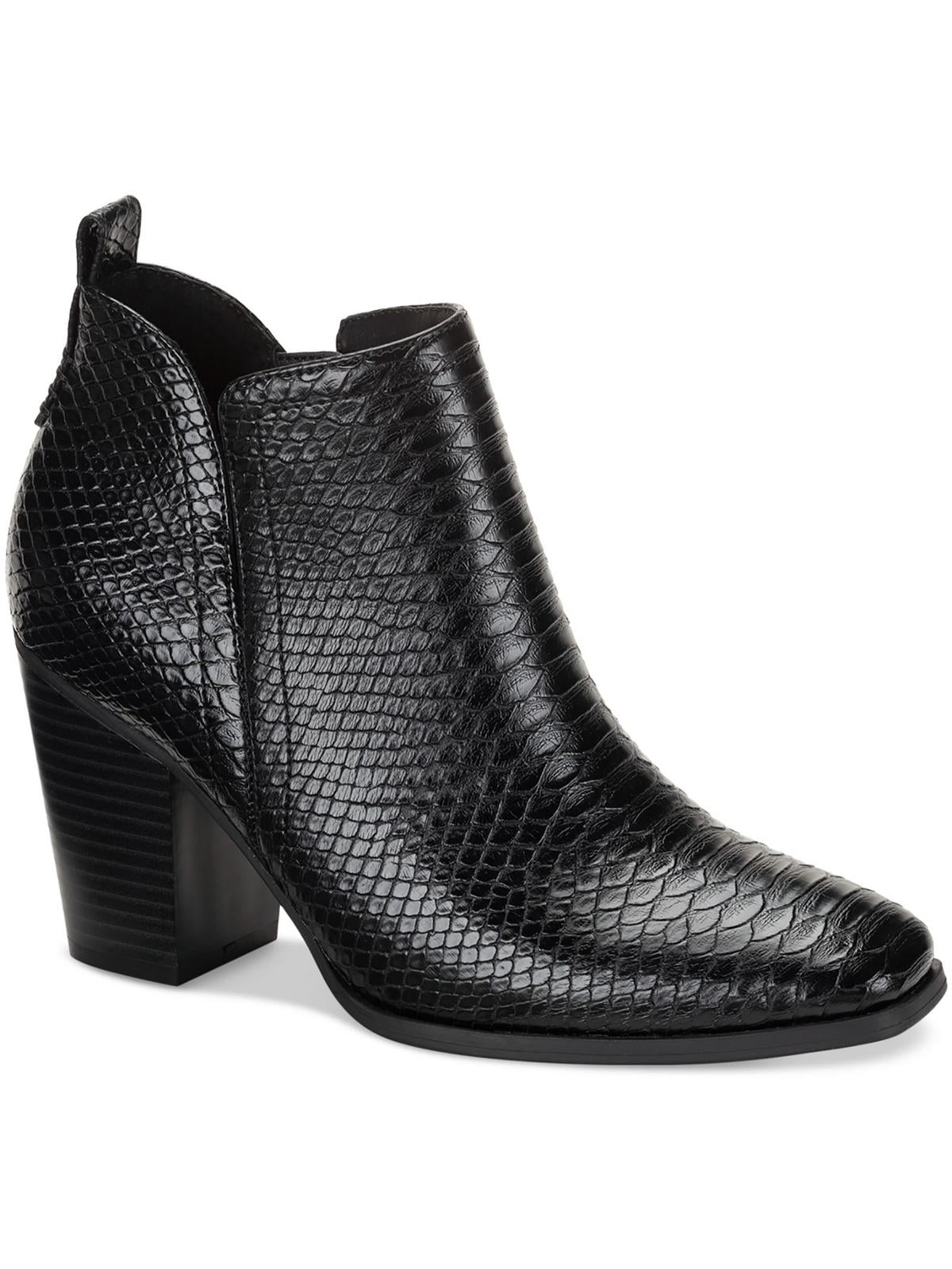 Sun + Stone Womens Polly Faux Leather Padded Insole Ankle Boots ...