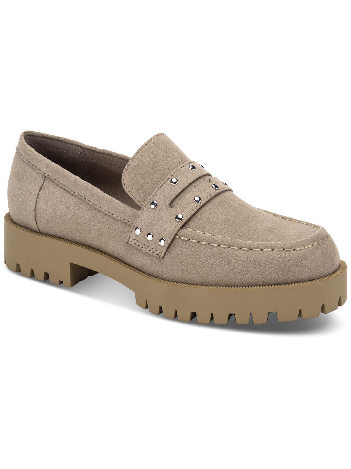 Sun + Stone Womens Taelenn Faux Suede Slip-On Loafers - Walmart.com