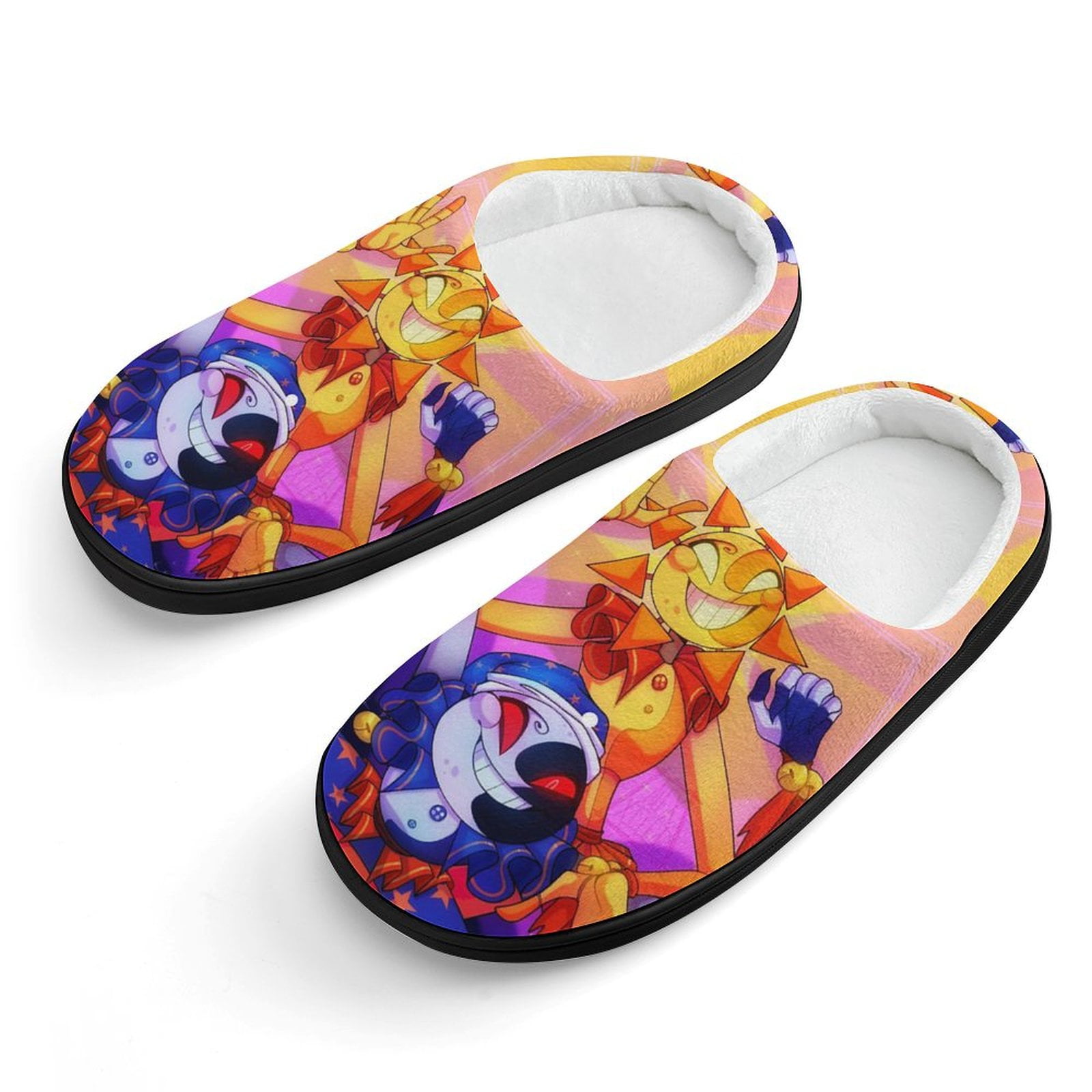 Sun Sundrop Moondrop Fluffy House Cotton Slippers Memory Foam Suede ...