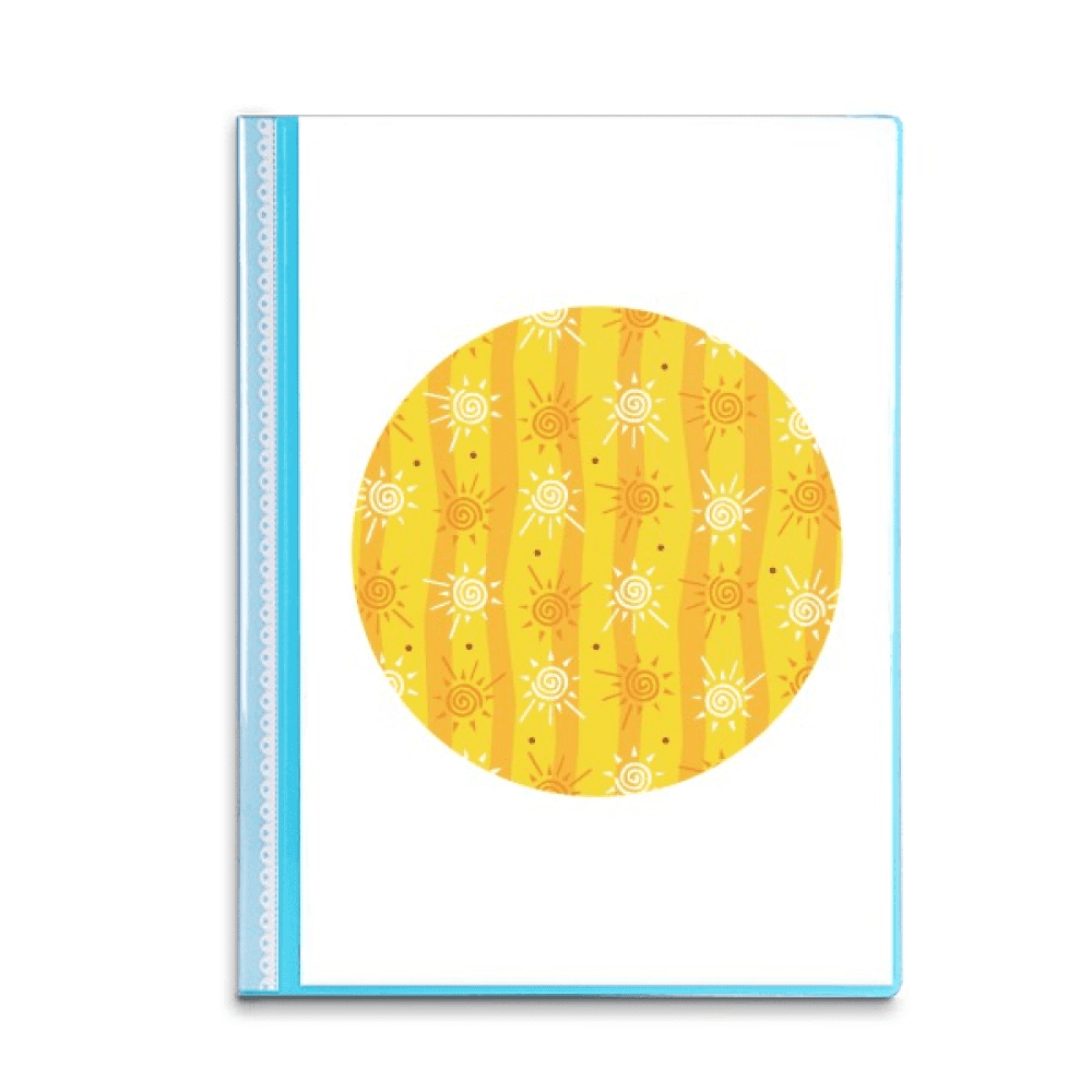 Sun Sunshine Hand Painting River Book Sheet Protectors Portfolio Binder ...