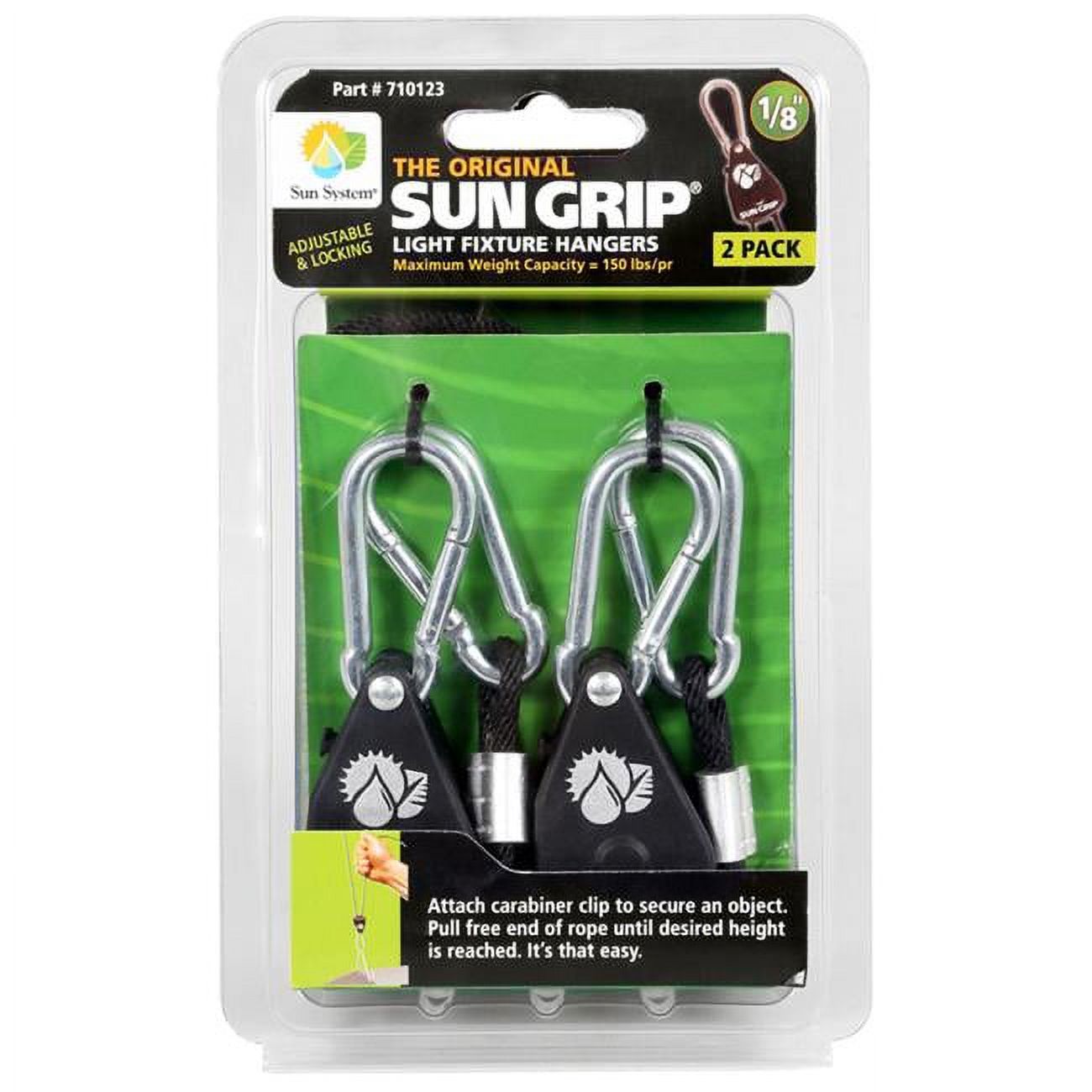 Sun System Sun Grip Hydroponic Light Hangers - Walmart.com