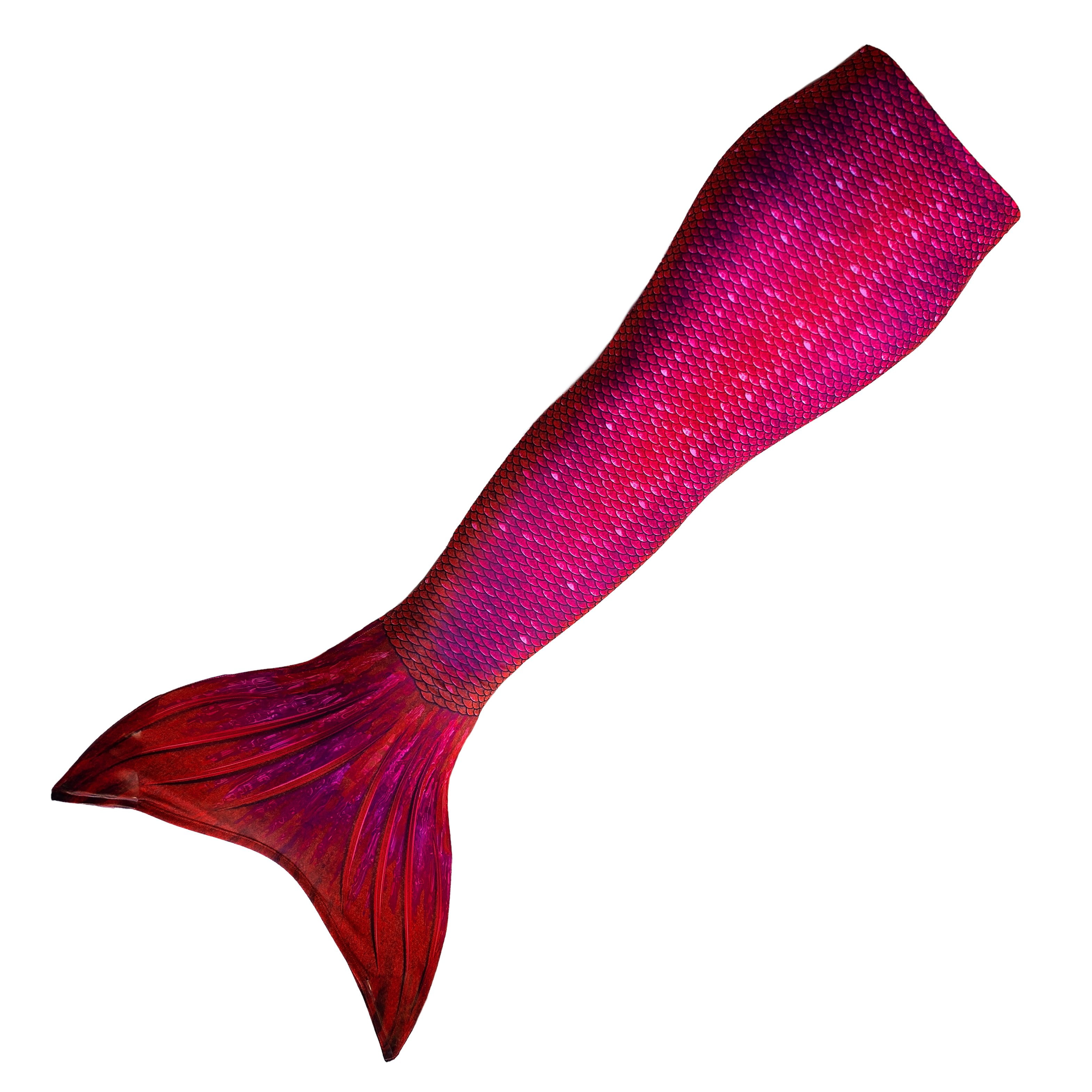 Sun Tail Mermaid Fiji Red Tail Skin, Teen/Adult Size Junior Medium ...