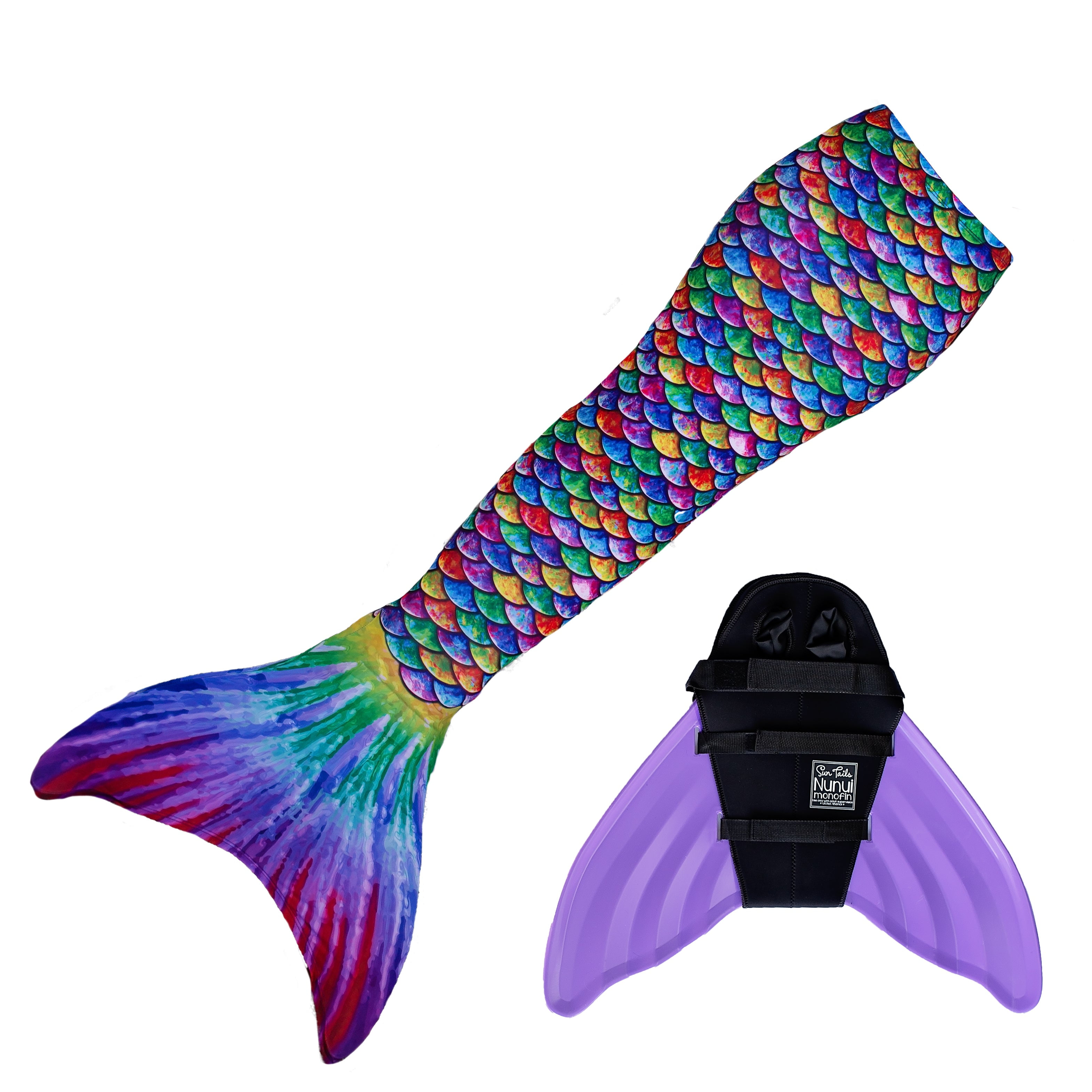 Sun Tail Mermaid Hawaiian Rainbow Mermaid Swimsuit Sets - Walmart.com