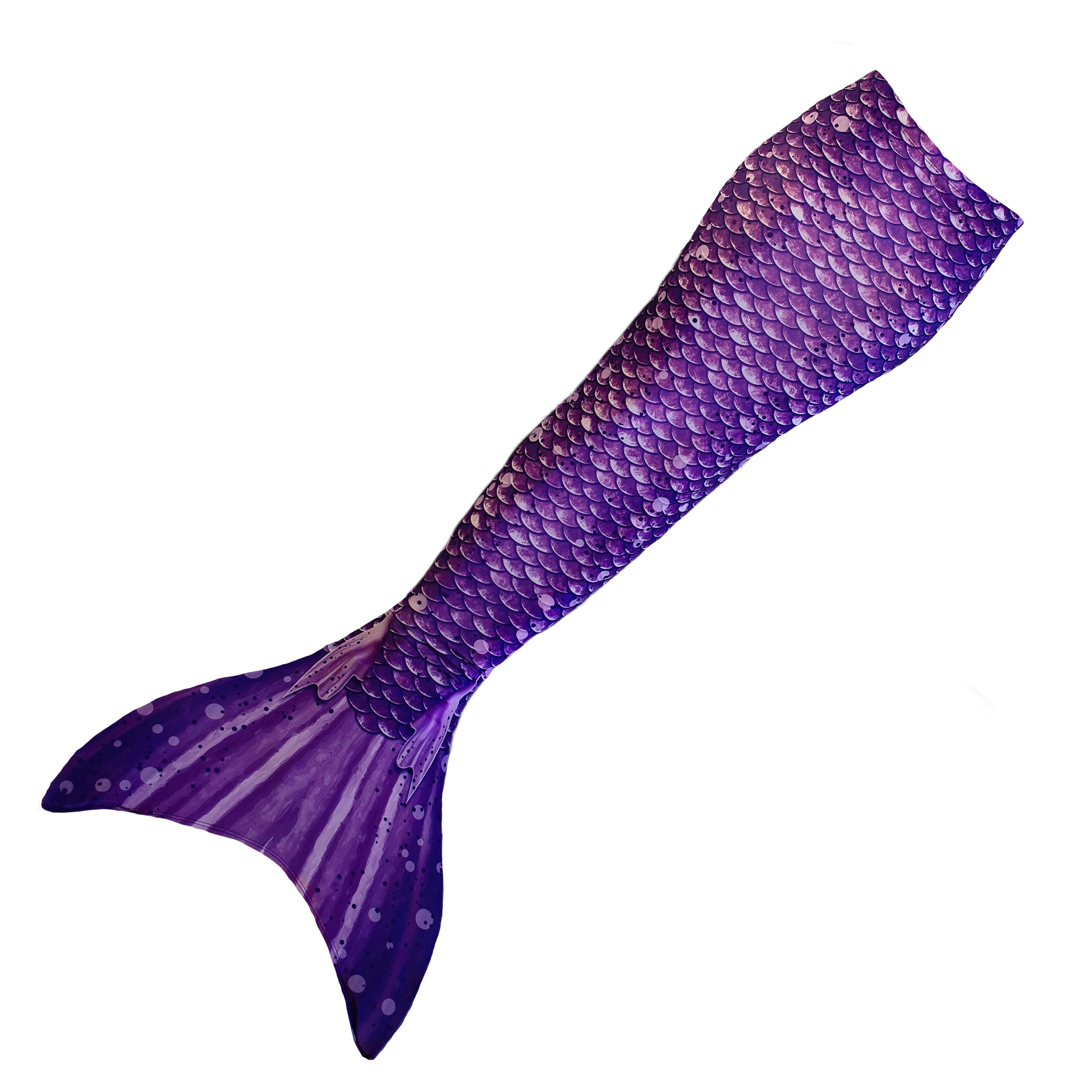 Sun Tail Mermaid Paradise Purple Tail Skin, Size Child Extra Large ...