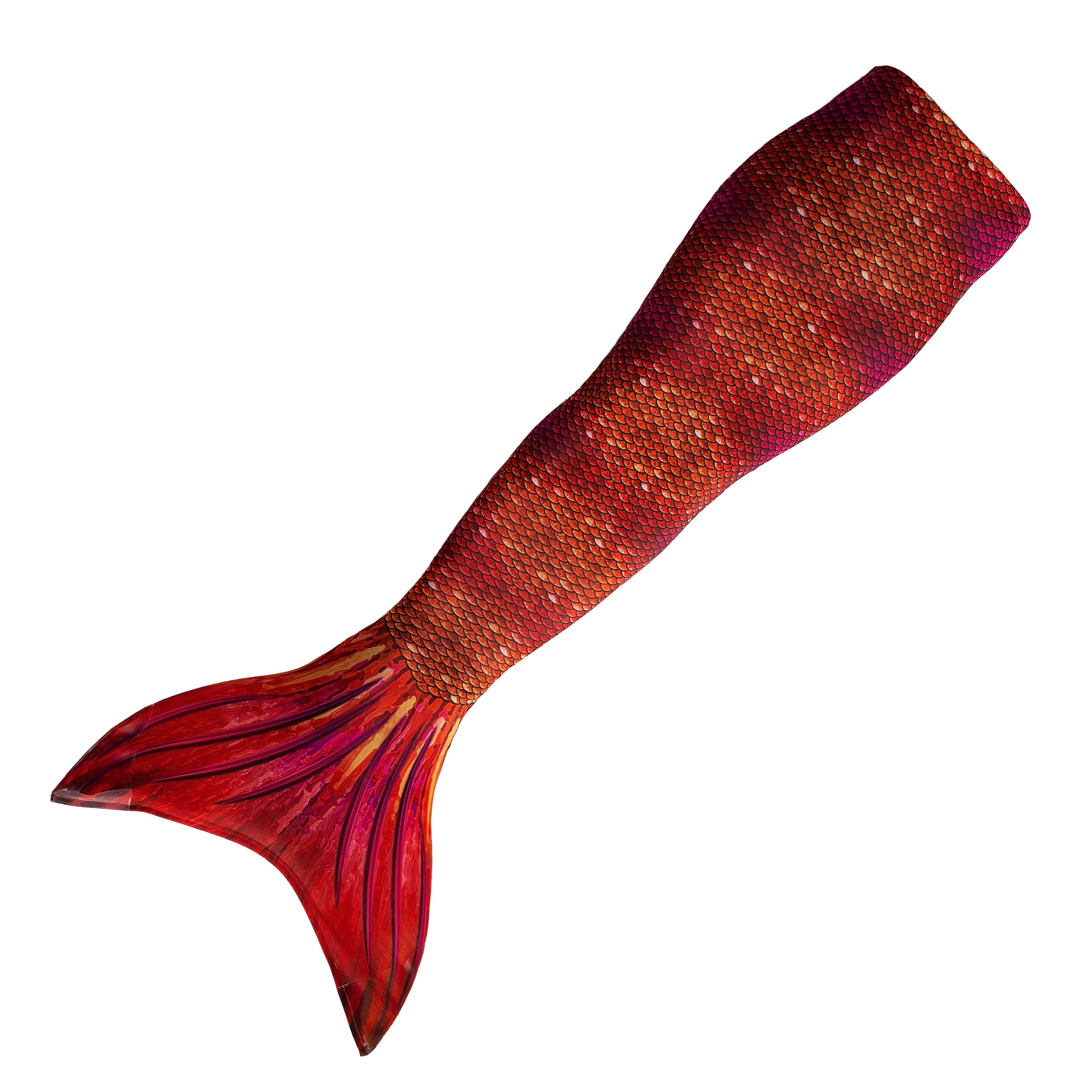 Red Mermaid Tail