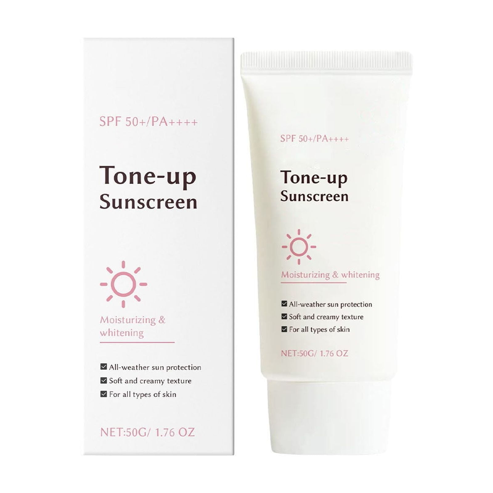 Sun Tone Up Serum, Lightweight Clear with Universal Tint for Daily Glow ...