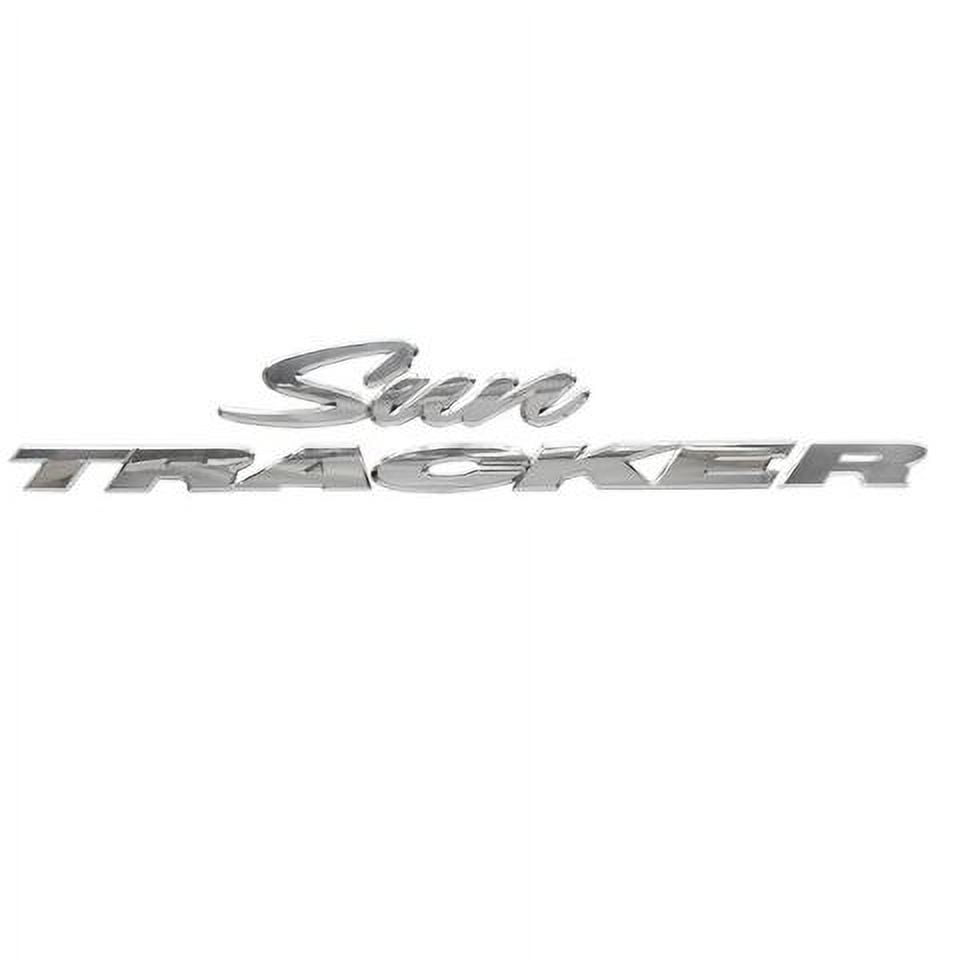 Sun Tracker Boat Brand Decal 161758 | 41 x 6 3/4 Inch Mirrored Chromax ...