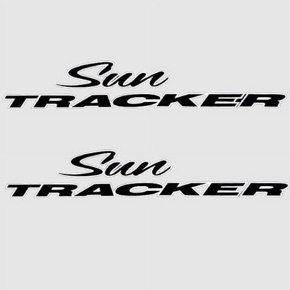 Sun Tracker Boats Logo Decals 158043 | 19 x 3 3/8 Inch Black (Pair ...