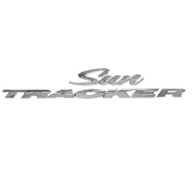 Sun Tracker Pontoon Boat Raised Decal 161758 | Chrome Logo Sticker ...