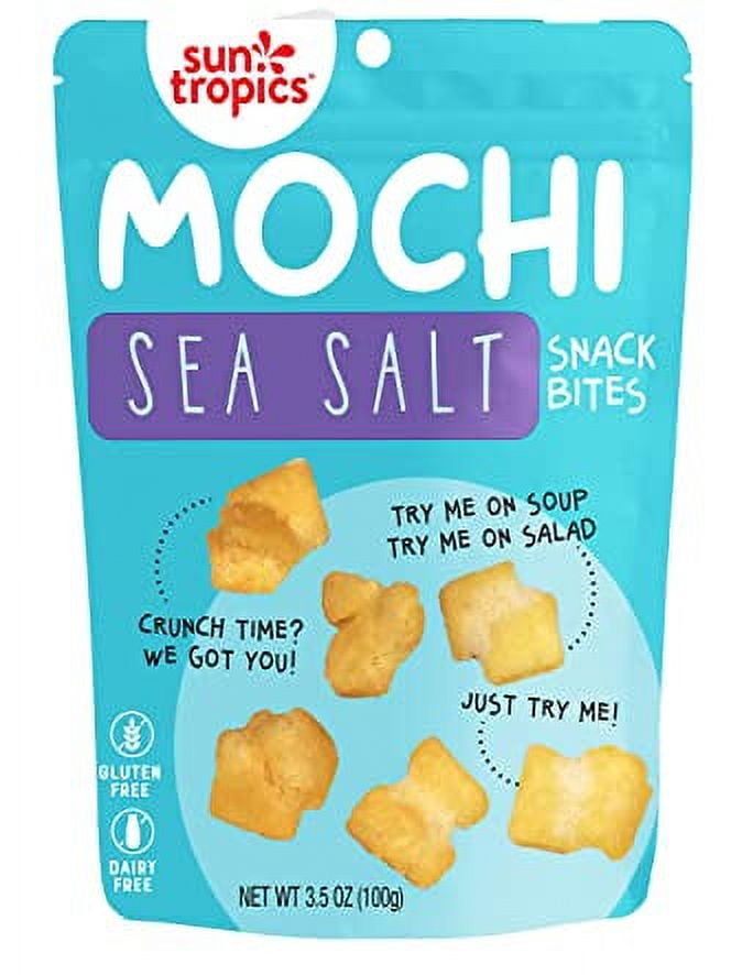 Sun Tropics Mochi Snack Bites Sea Salt -- 3.5 oz | Pack of 12 - Walmart.com