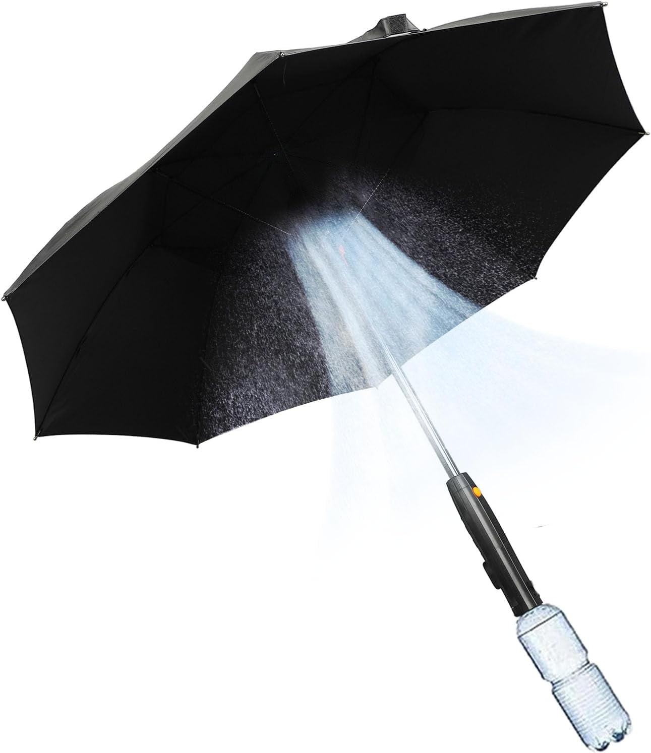 Sun Umbrella with Fan and Sprayer, Rechargeable Sun Umbrella, Sun and ...