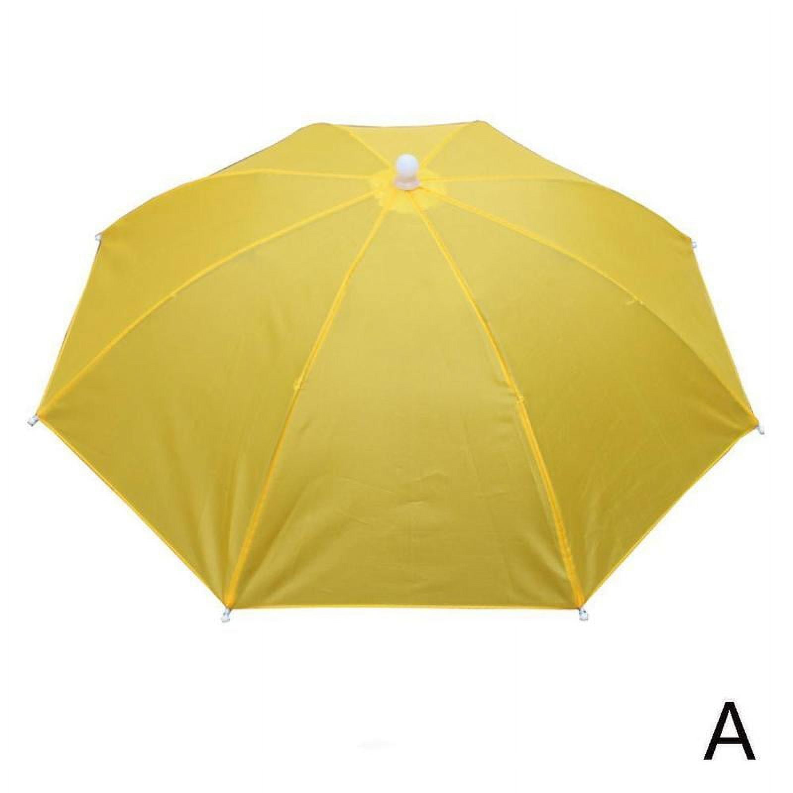 Sun Umbrella Hat Outdoor Hot Foldable Golf Fishing Cap Headwear Head ...