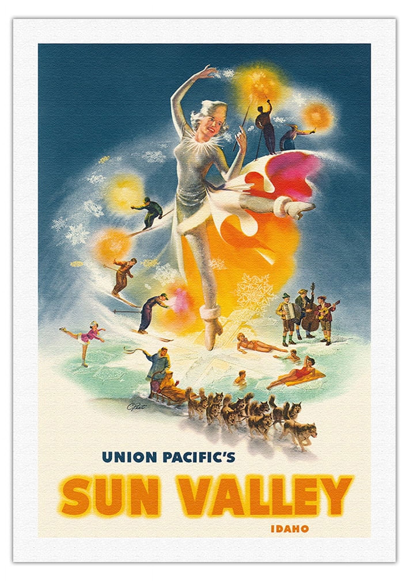 Sun Valley Idaho - Union Pacific Railroad - Vintage Railroad Travel ...