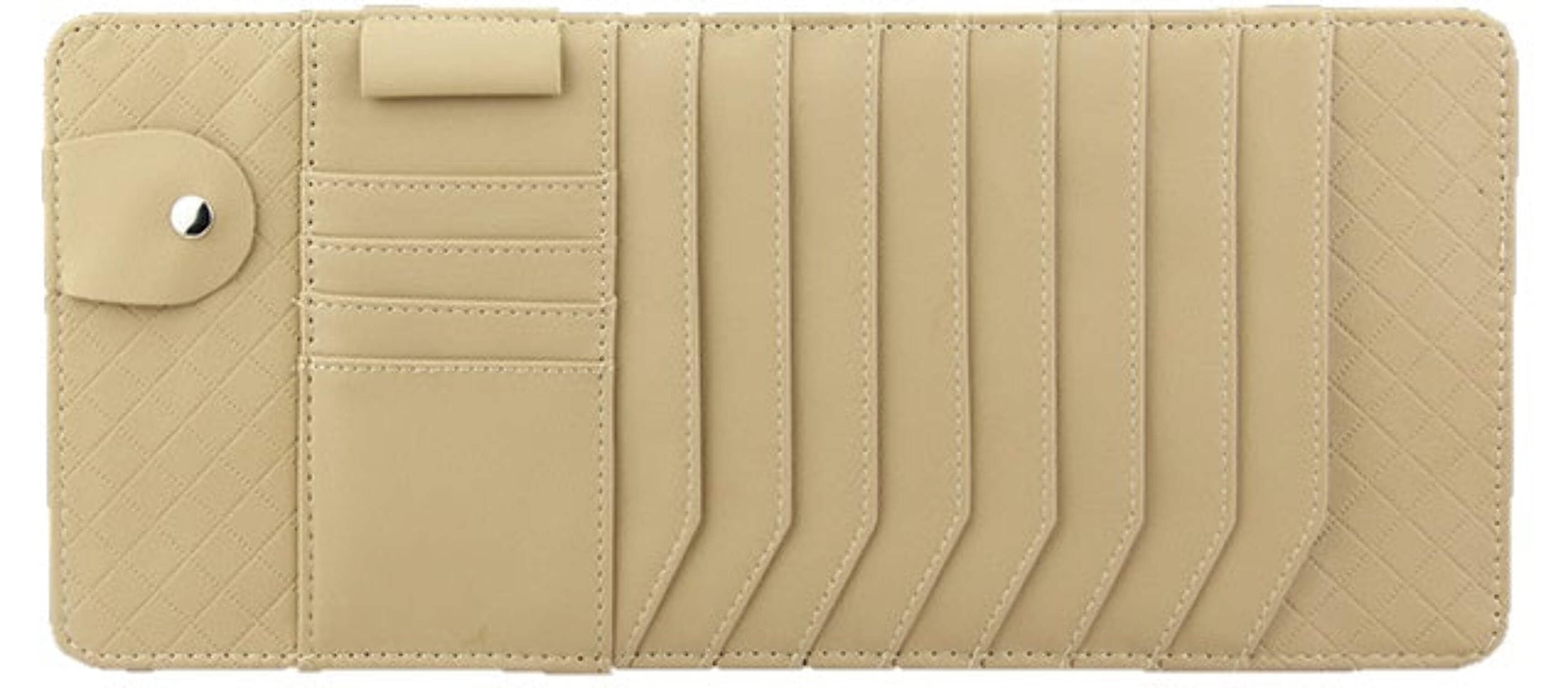 Sun Visor CD DVD Holder Card Case 12 Disc Slot Storage For Auto Car - Beige - Walmart.com