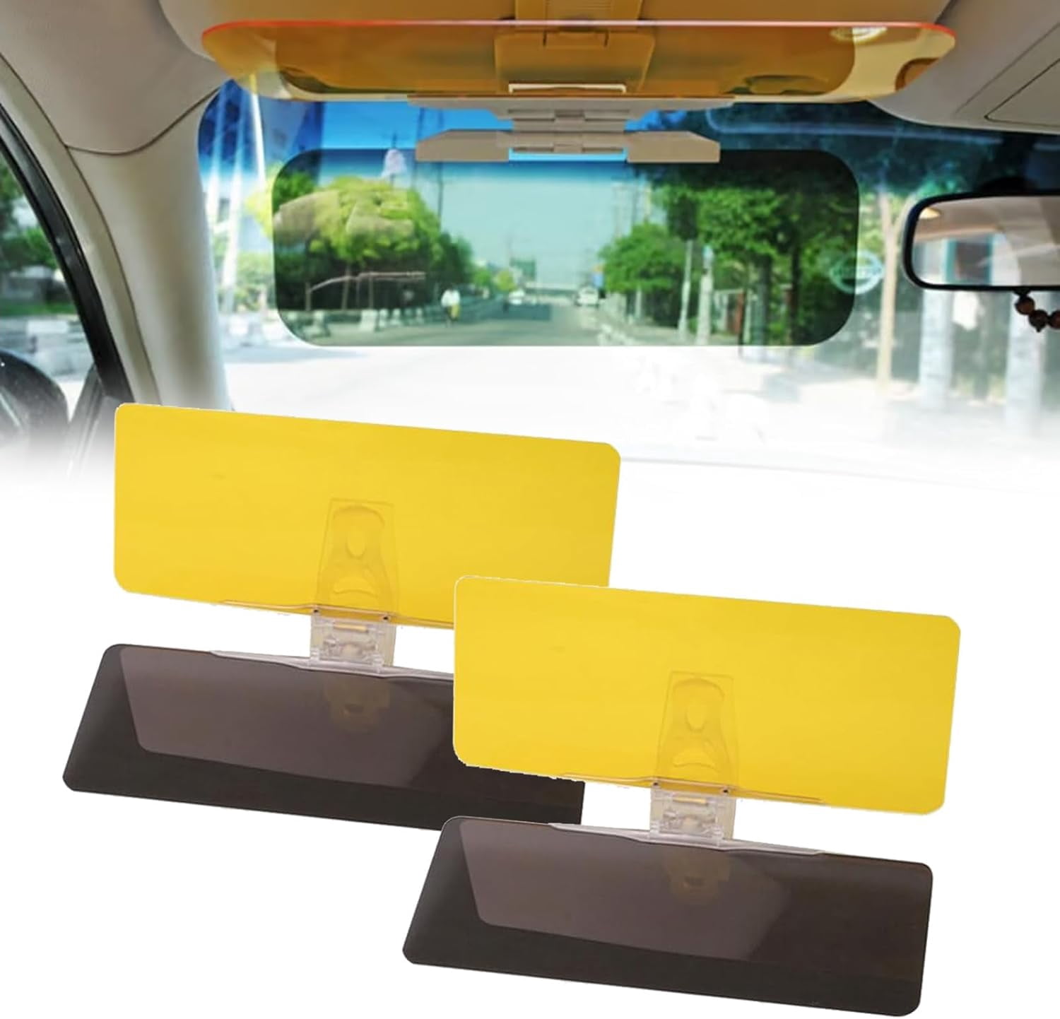 Sun Visor for Car Universal Anti-Glare Polarized Visor Extender, Day ...