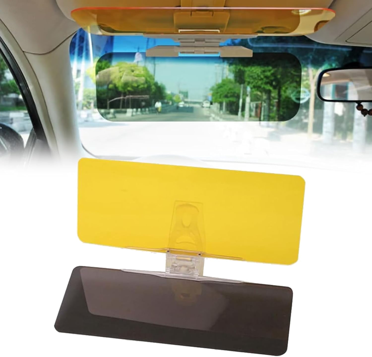 Sun Visor for Car Universal Anti-Glare Polarized Visor Extender, Day ...