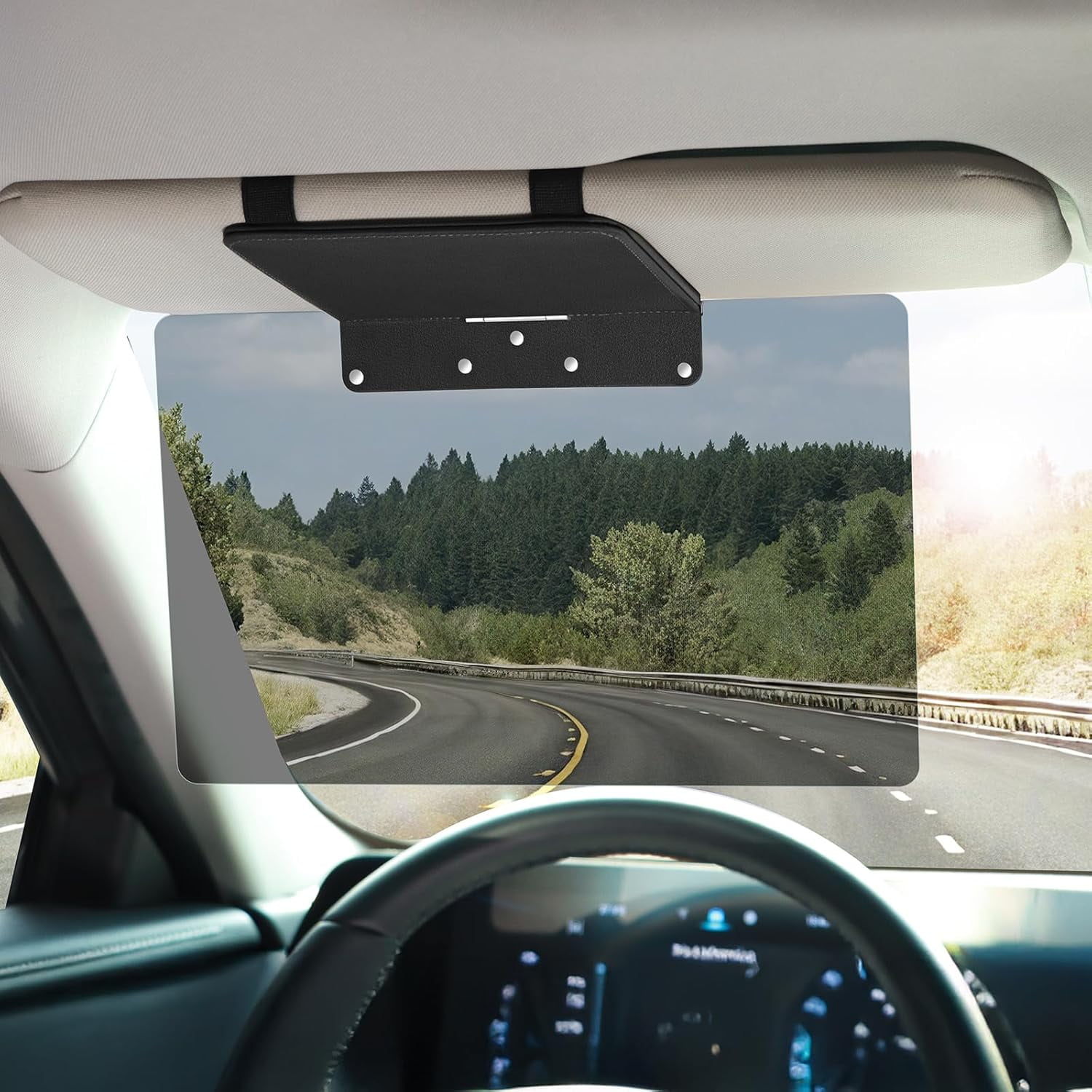 Sun Visor Extender for Car, Anti Glare Polarized Sun Blocker for Cars ...