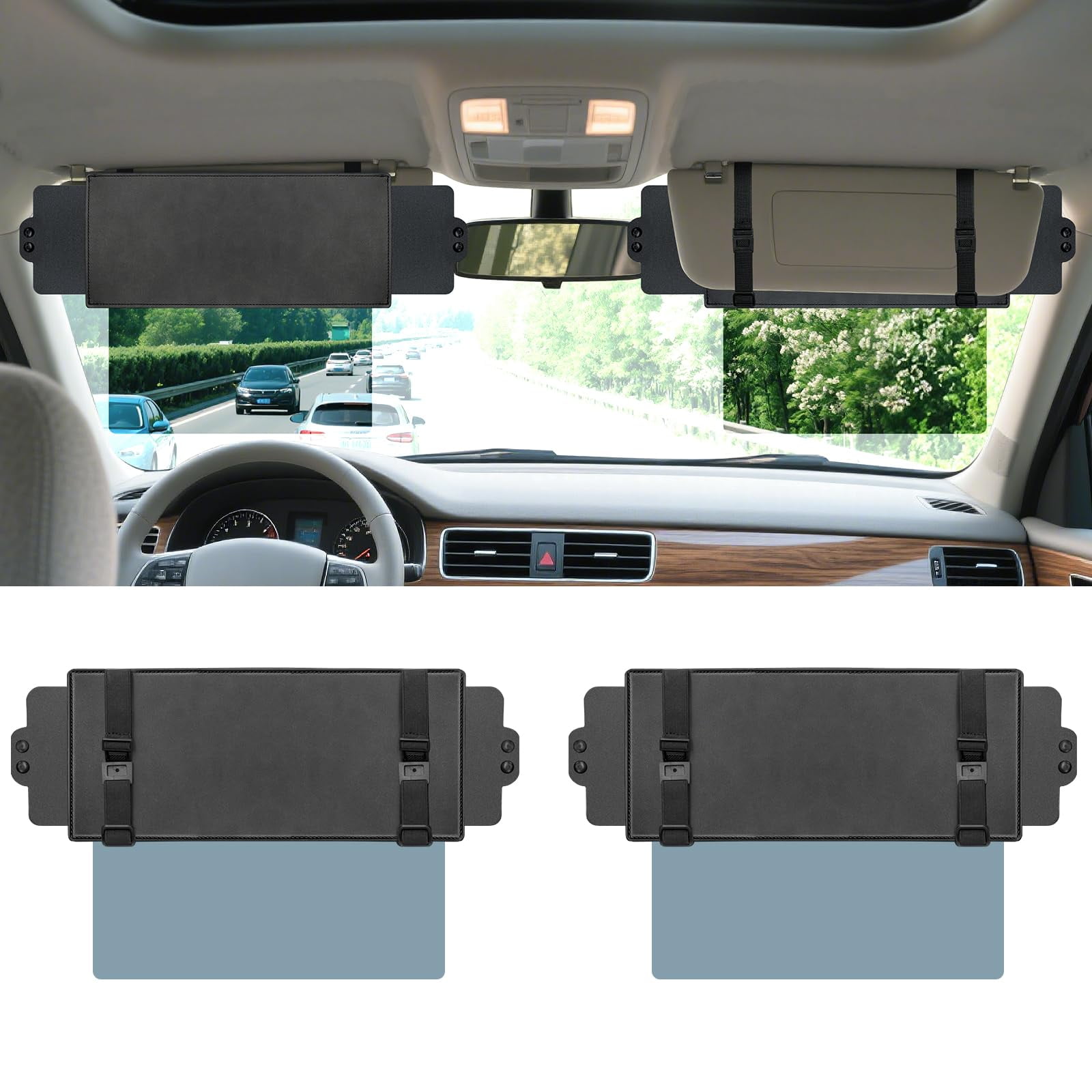 Sun Visor Extender for Car, Visor Extender Sun Blocker, Sun Visor ...