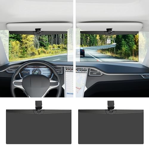 Sun Visor Extender for Cars, Polarized Car Visor Extender Sun Blocker ...