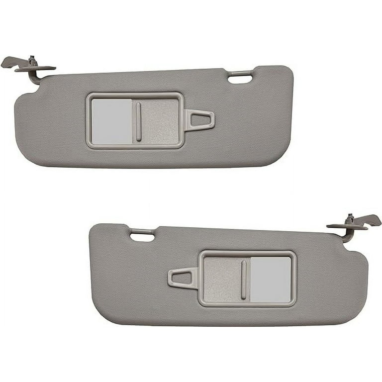 Sun Visor for Hyundai Elantra 2011 2015 Pair Gray OE Quality 2MPLASTIC Fits Driver Passenger Side Walmart