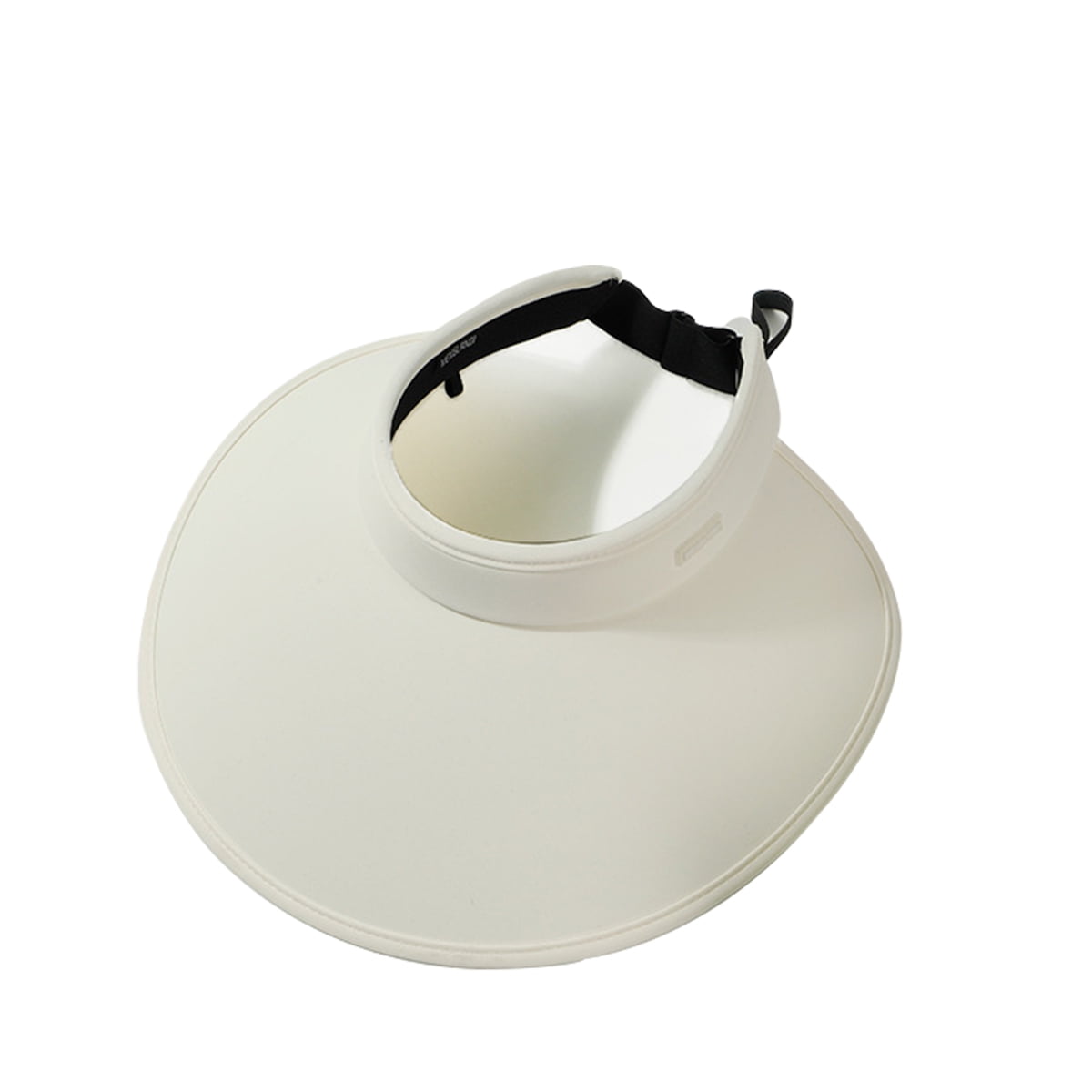Sun Visor Hats Women Large Brim Summer Uv Protection Beach Cap Milk