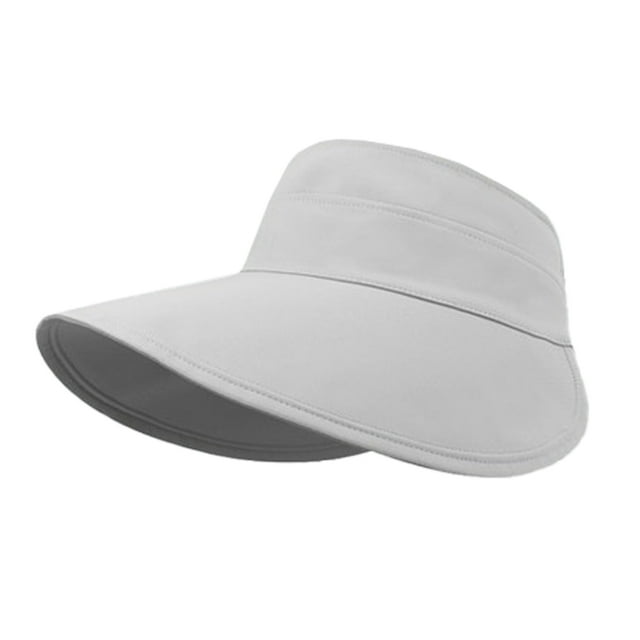 Sun Visor Hats Women Large Brim Summer Uv Protection Beach Cap