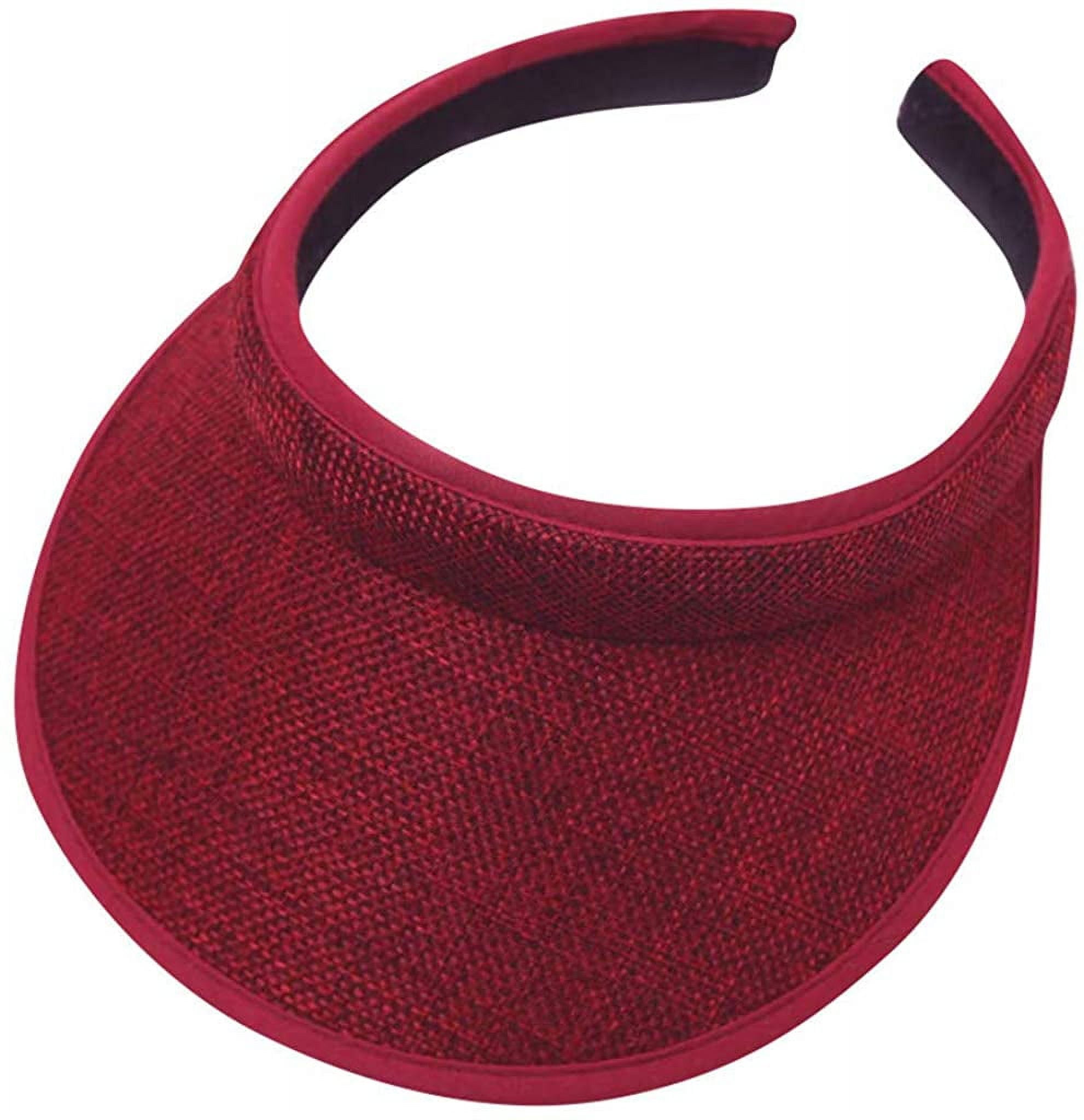 Sun Visor Hats for Women, Summer Beach Hat Wide Brim, Adjustable UV ...