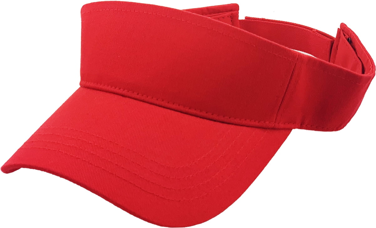 Athletic Headwear: Adjustable Sun Visor Plain Hat Sports Cap for Golf ...