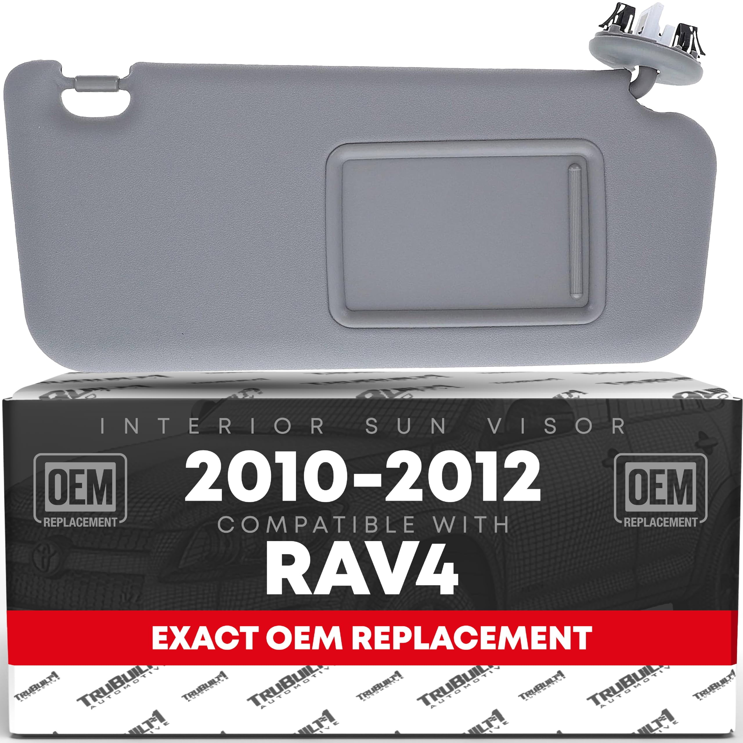 Sun Visor Replacement with Mirror, Right Passenger Side - Compatible ...