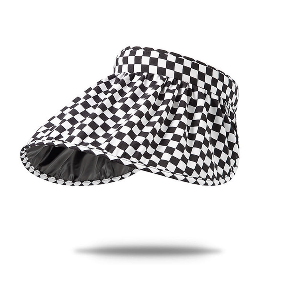 Sun Visors Foldable Sun Hats for Women with Wide Brim Summer Packable ...