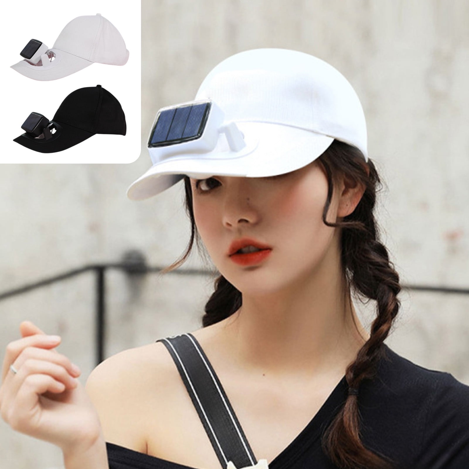 Sun Visors Hat with Fan for Women, Fan Visor Hat, USB Charging Hat Fans ...