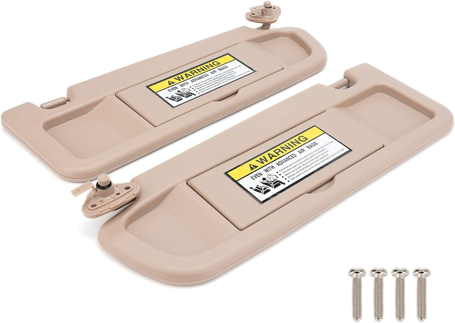 Sun Visors, Left & Right (Driver Side and Passenger Side), Replacement ...