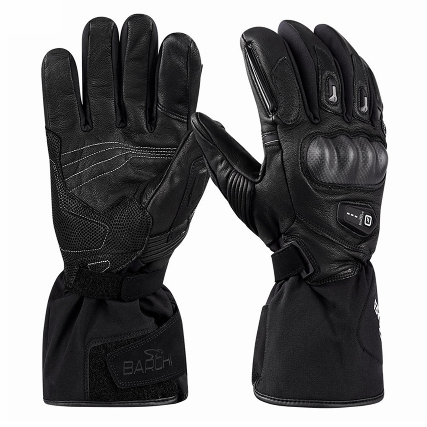 Sun Will Men's Motorcycle Gloves, 2200 mAh Rechargeable Heated Gloves ...