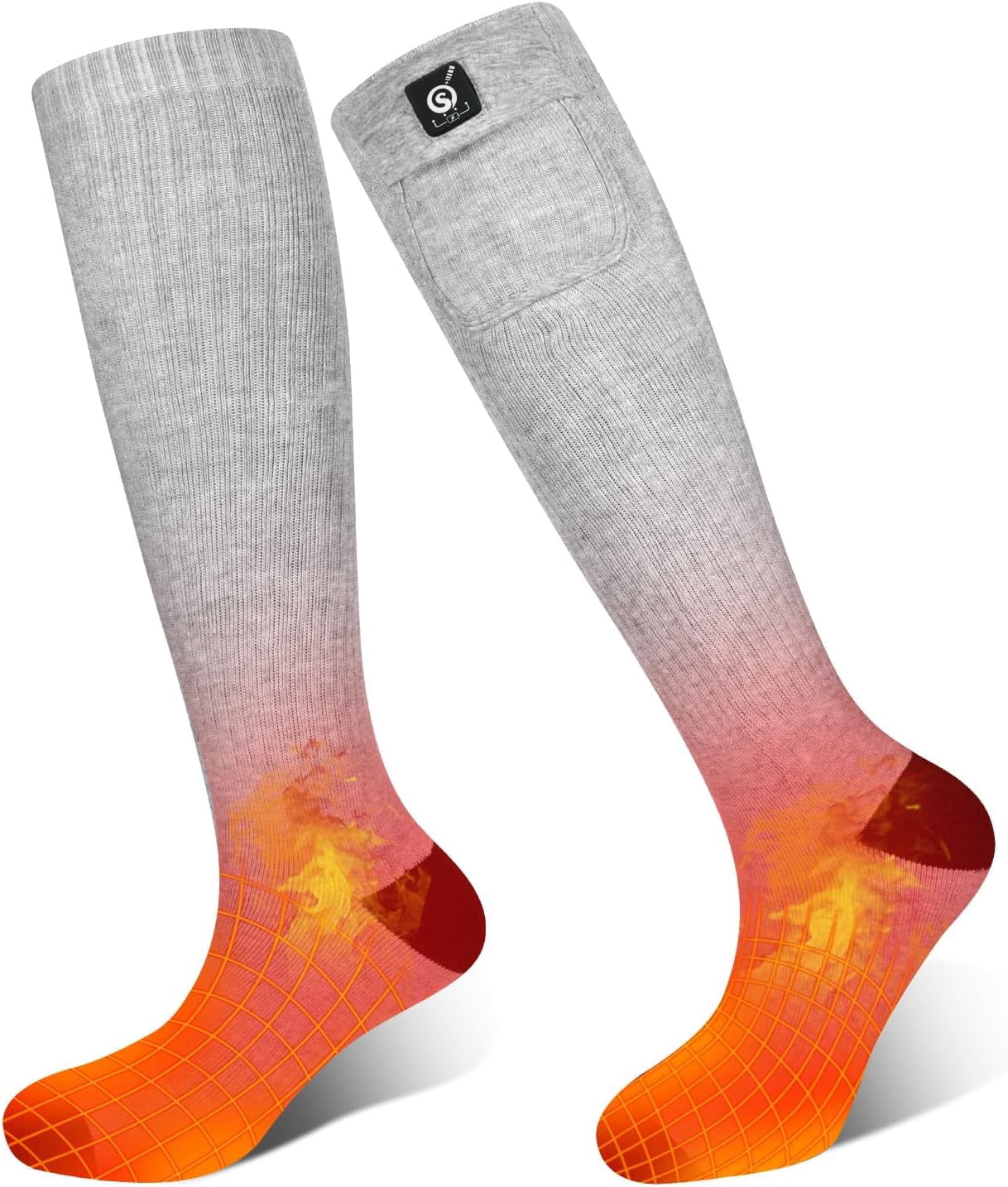 Sun Will Rechargeable Electric Heated Socks for Men Women,2200mAh ...