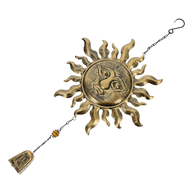 WHAMVOX Golden Wind Chime for Decor Made of Iron with Elegant Design ...